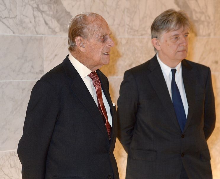 Prince Philip, Duke of Edinburgh, unveiled a plaque at the Design ...