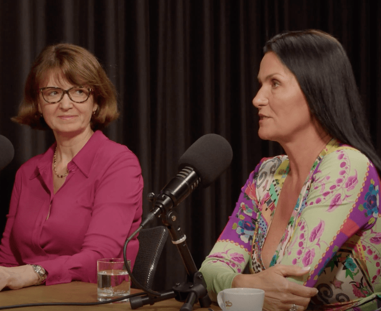 Michaela Bakala in Adam Junek’s talk show | Bakala Foundation