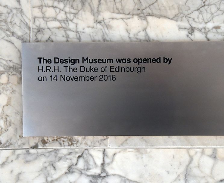 Prince Philip, Duke of Edinburgh, unveiled a plaque at the Design ...